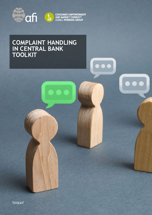 (PDF) Complaint Handling in Central Bank Toolkit