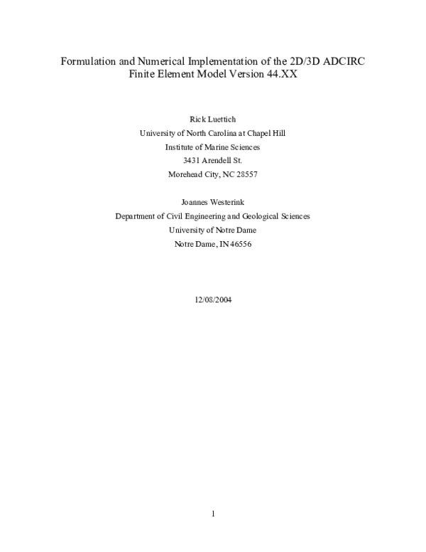 (PDF) Wind-Driven Circulation in a Shallow Microtidal Estuary: The Indian River Lagoon