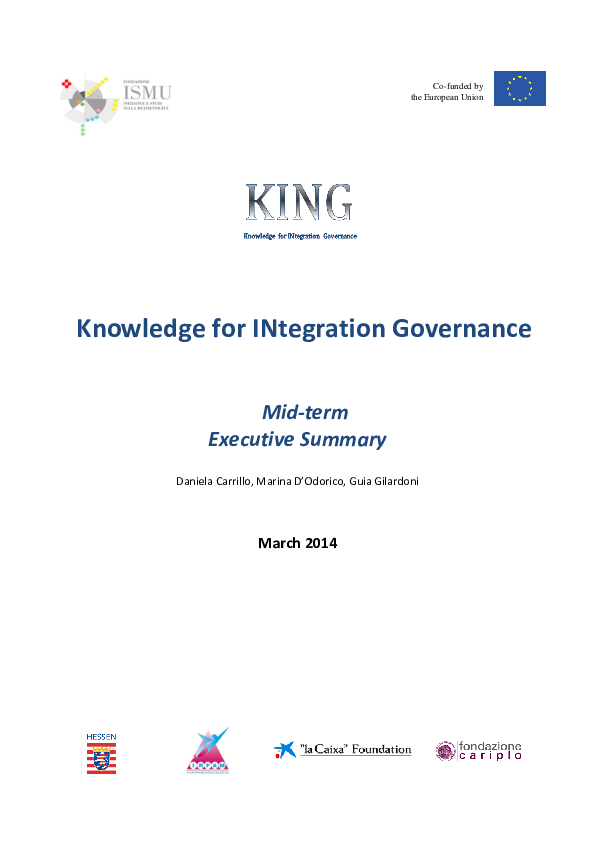 (PDF) Knowledge for INtegration Governance