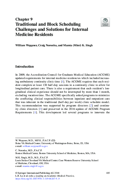 (PDF) Traditional and Block Scheduling Challenges and Solutions for ...