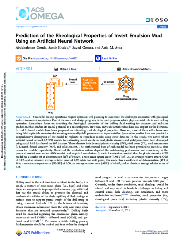 (PDF) Prediction of the Rheological Properties of Invert Emulsion Mud ...