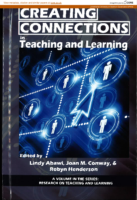 (PDF) Creating connections in teaching and learning