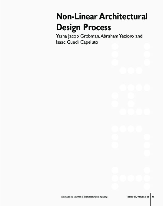 (PDF) Non-Linear Architectural Design Process