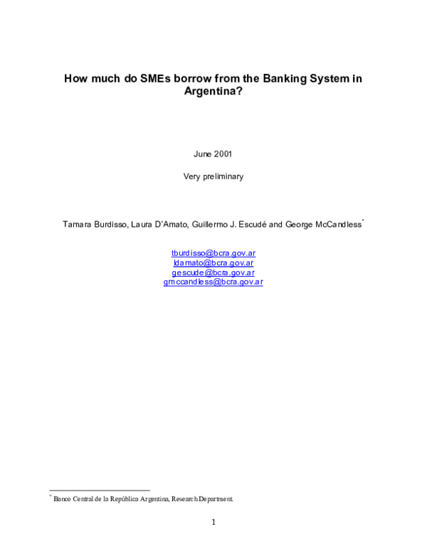 (PDF) Very preliminary