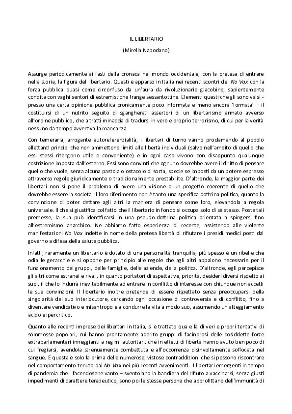 (DOC) Il libertario (1)