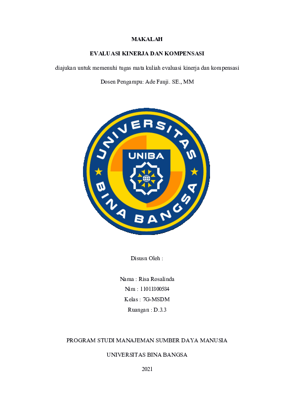 (PDF) Tugas UTS Risa