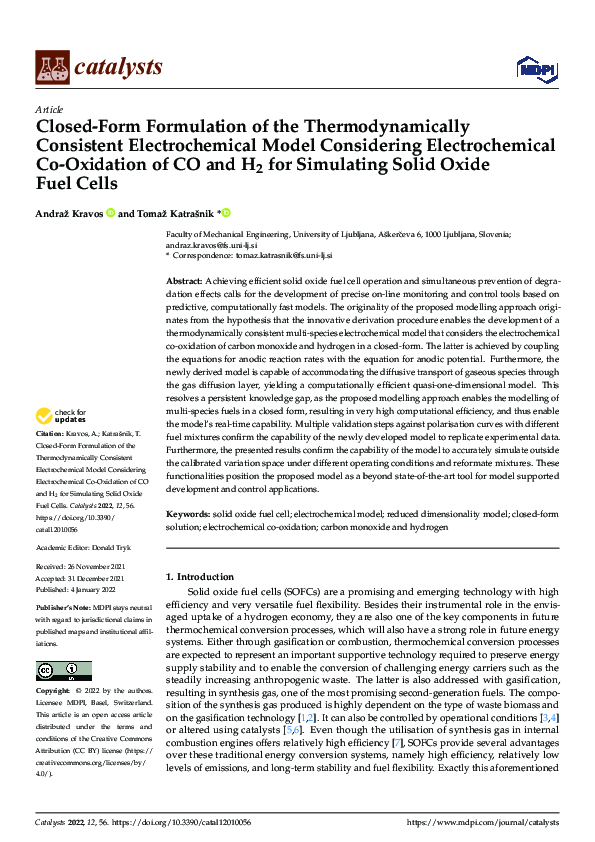(PDF) Closed-Form Formulation of the Thermodynamically Consistent ...