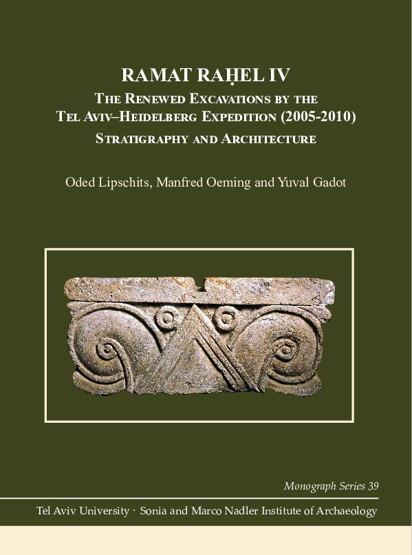(PDF) Ramat Rahel ancient name - Ramat Rahel IV
