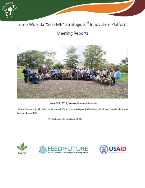 (PDF) Lemo woreda 3rd IP activity report (2)