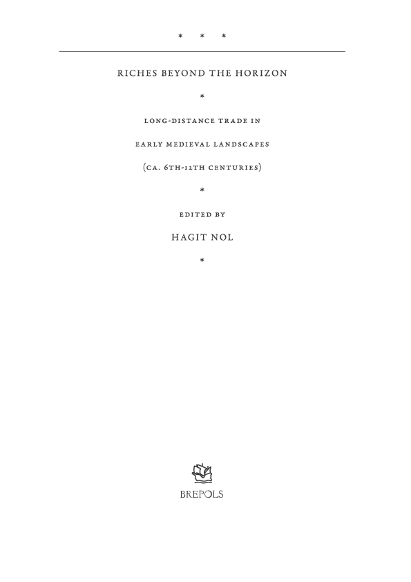 (PDF) Long-Distance Trade in the Early Medieval Period: A General ...