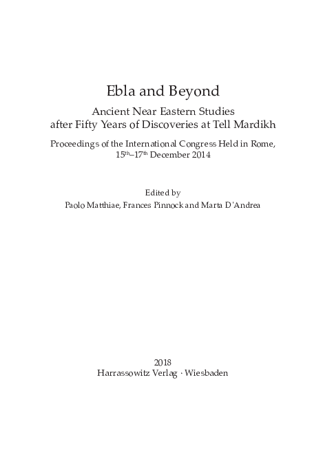 (PDF) Kura, Youthful Ruler and Martial City-God of Ebla (2018)