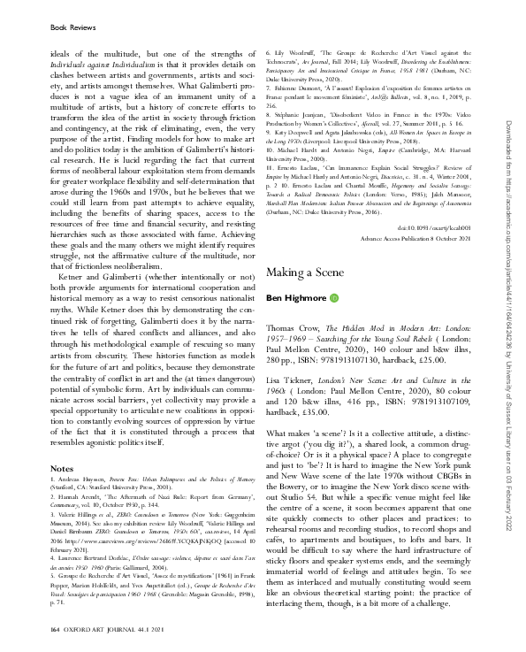 (PDF) Making a Scene