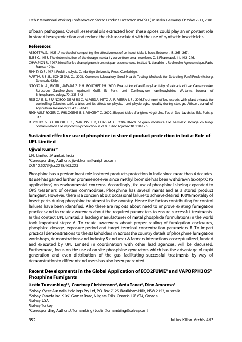 (PDF) Recent developments in the global application of ECO2FUME ® and ...