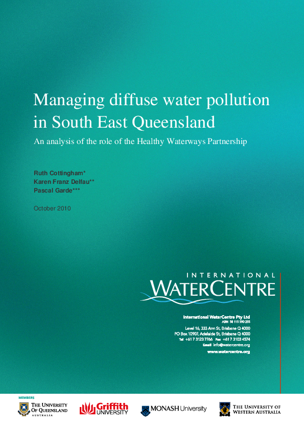(PDF) Managing diffuse water pollution in South East Queensland