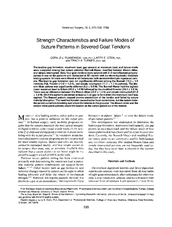 (PDF) Strength Characteristics and Failure Modes of Locking‐Loop and ...