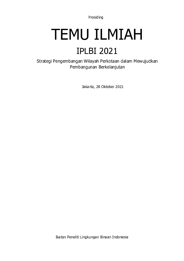 (PDF) Prosiding Temu Ilmiah IPLBI 2021