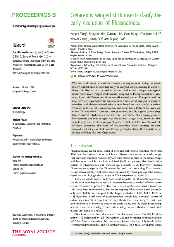 (PDF) Phasmatodea - Stick Insects and Leaf Insects