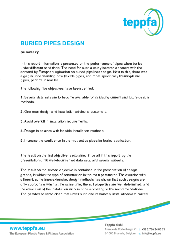 (PDF) Buried Pipes Design Summary final 1