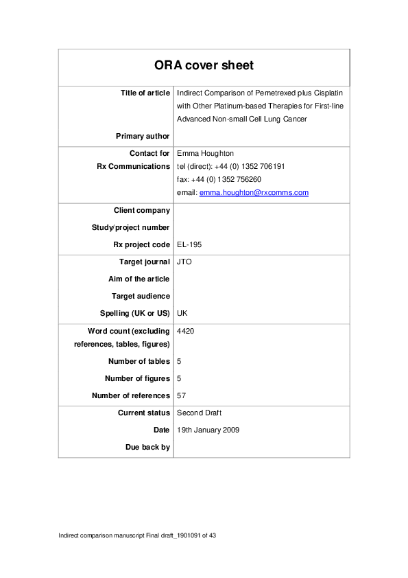 (PDF) ORA cover sheet