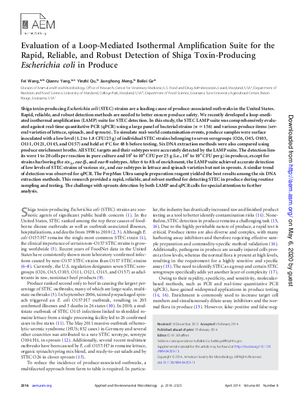 (PDF) LAMP Assay for Rapid Diagnosis of Soft-Shelled Turtle Iridovirus