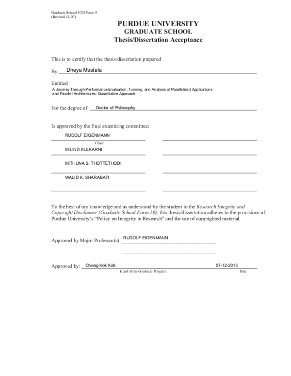 Pdf A Journey Through Performance Evaluation Tuning And Analysis Of Parallelized