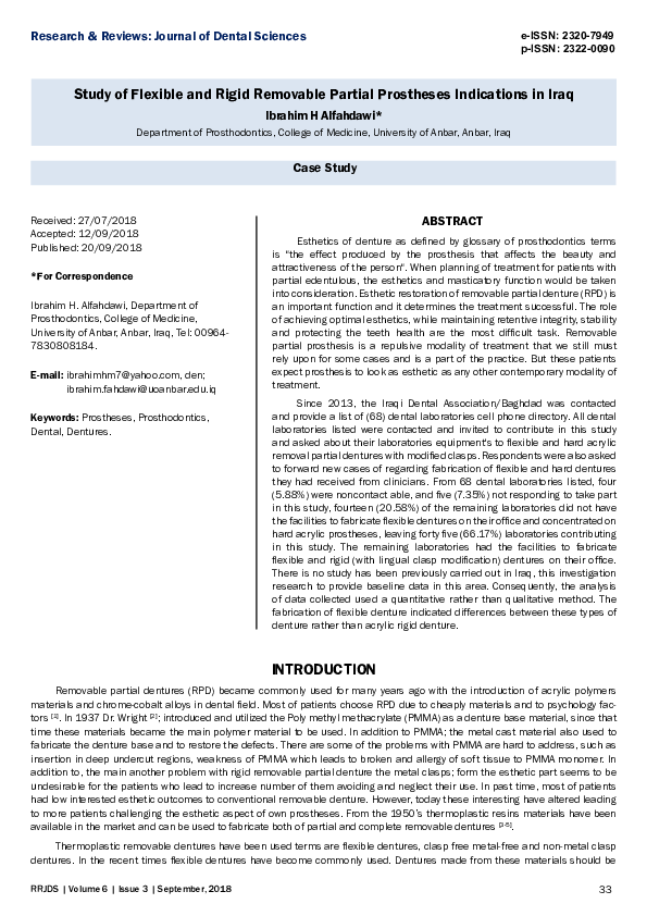 (PDF) Study of Flexible and Rigid Removable Partial Prostheses ...
