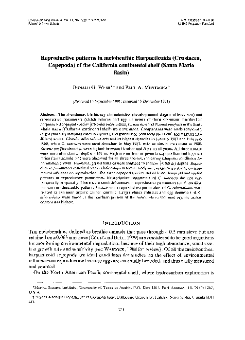 (PDF) Reproductive patterns in meiobenthic Harpacticoida (Crustacea ...