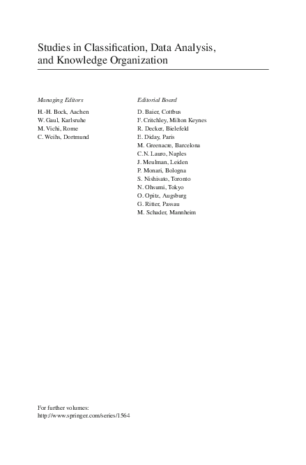 (PDF) Classification and Data Mining