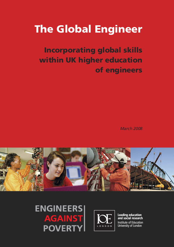 (PDF) The Global Engineer: Incorporating global skills within UK higher ...