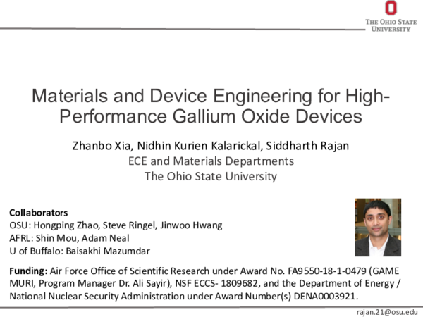 (PDF) Materials and Device Engineering for High-Performance Gallium ...
