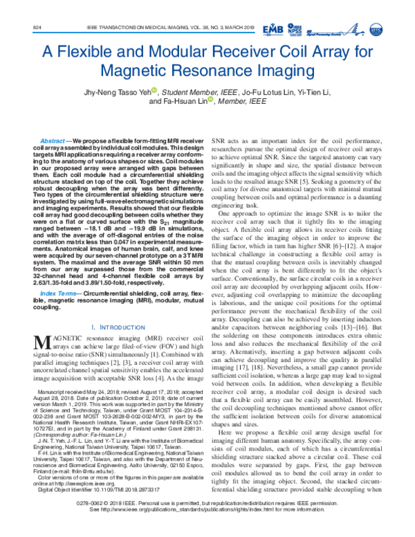 (PDF) A Flexible and Modular Receiver Coil Array for Magnetic Resonance ...