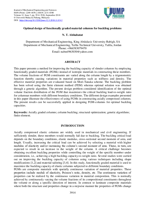 Optimal design of functionally graded material composite bone plates ...