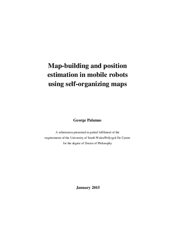 (PDF) Map-building and position estimation in mobile robots using self-organizing maps | George ...