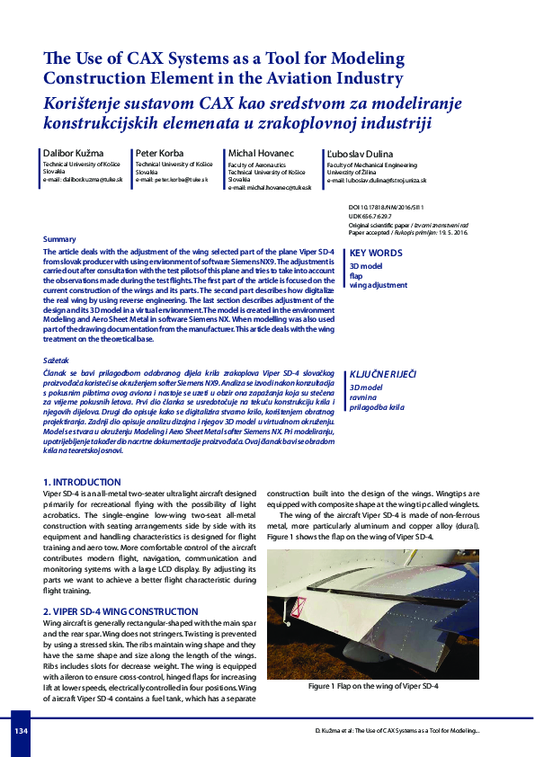 (PDF) The Use of CAX Systems as a Tool for Modeling Construction ...