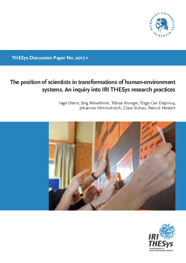 (PDF) The position of scientists in transformations of human ...