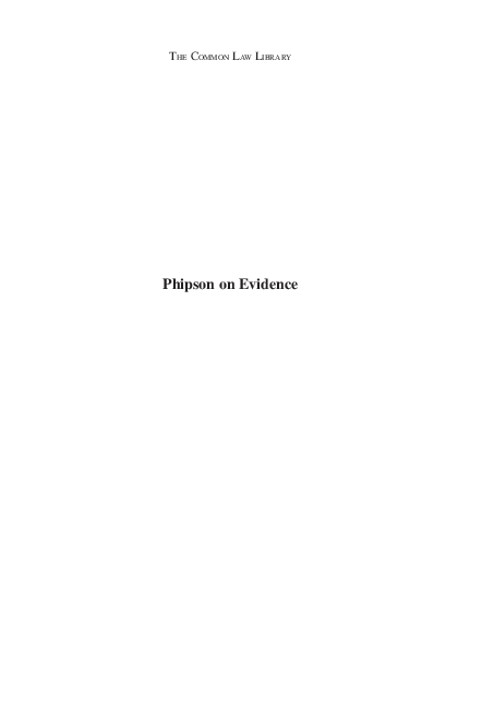(PDF) Fact Finding and the Assessment of Evidence