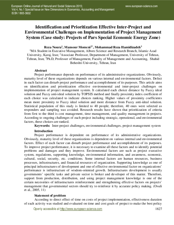 (PDF) Identification and Prioritization Effective Inter-Project and ...