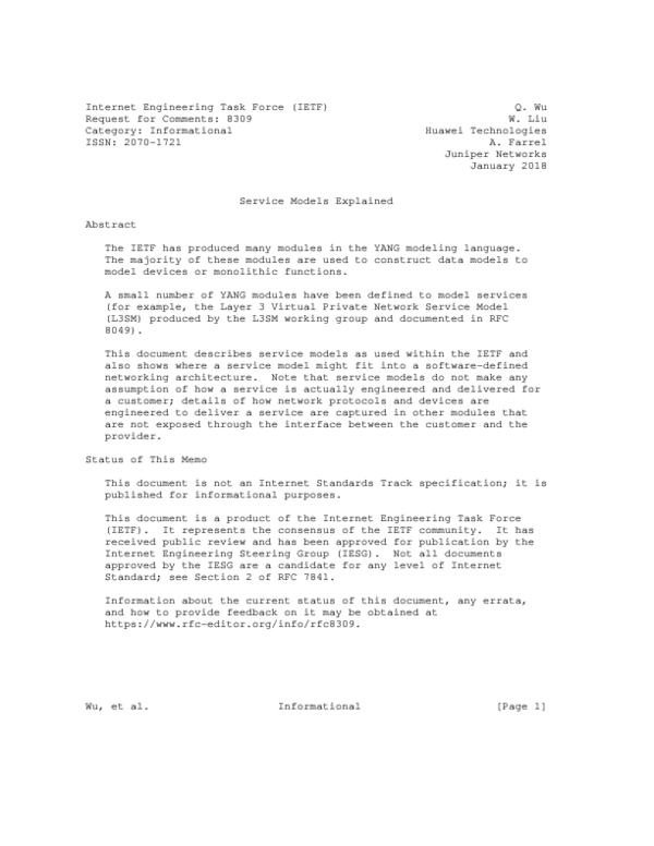 (PDF) Service Models Explained | Adrian Farrel - Academia.edu