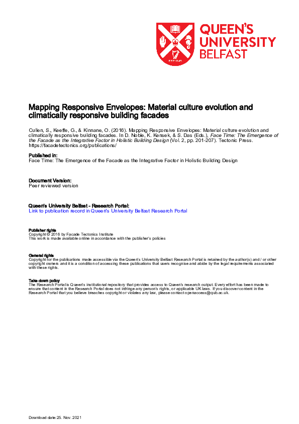 (PDF) Mapping Responsive Envelopes: Material culture evolution and ...