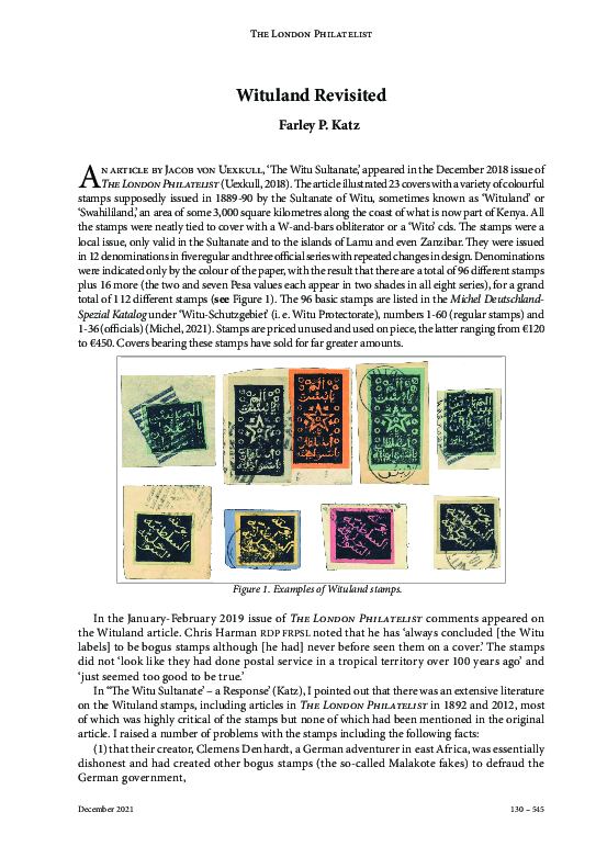 (PDF) Wituland Revisited