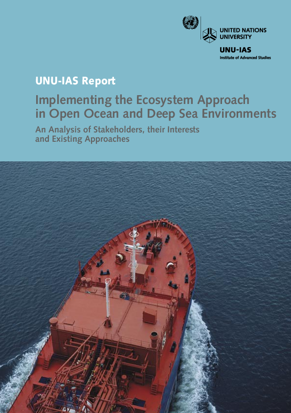 (PDF) UNU-IAS Report Implementing the Ecosystem Approach in Open Ocean ...