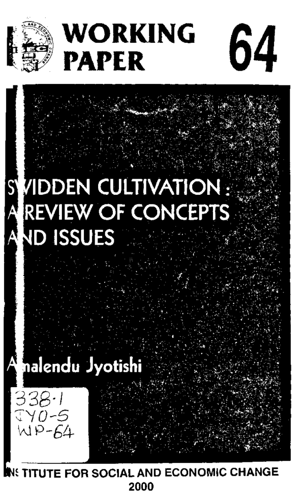 (PDF) Swidden Cultivation: A Review of Concepts and Issues