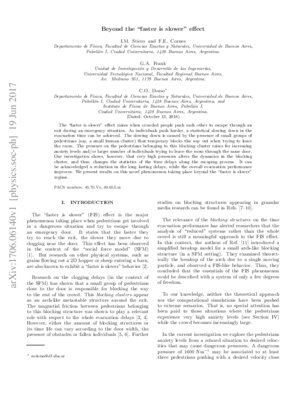 (PDF) Beyond the faster-is-slower effect