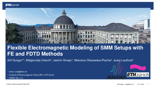 (PDF) Flexible Electromagnetic Modeling of SMM Setups with FE and FDTD Methods