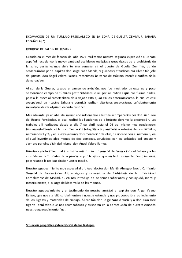 (DOC) EXCAVACIÓN DE UN TÚMULO PREISLÁMICO EN LA ZONA DE GUELTA ZEMMUR ...