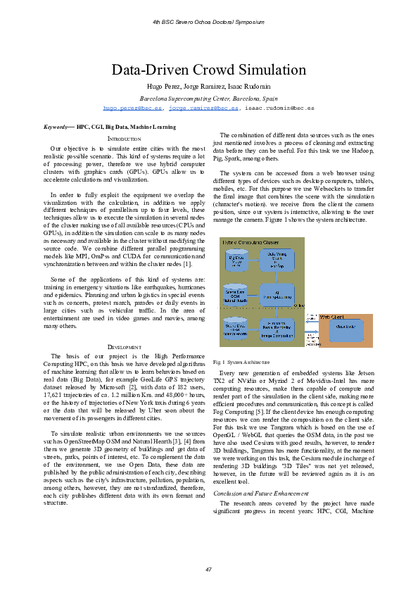 (PDF) Data-driven crowd simulation