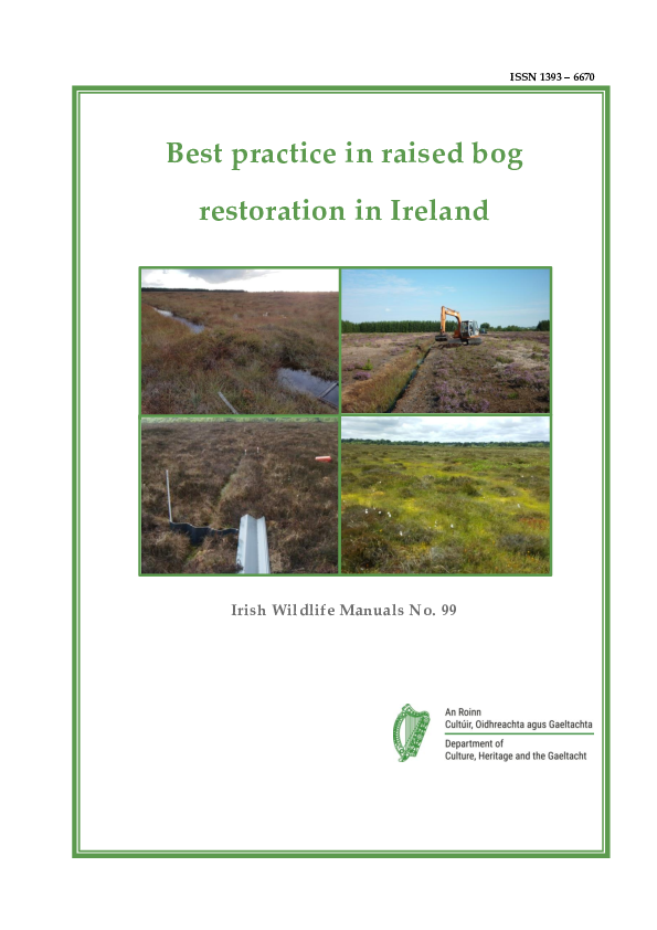 (PDF) Best practice in raised bog restoration in Ireland