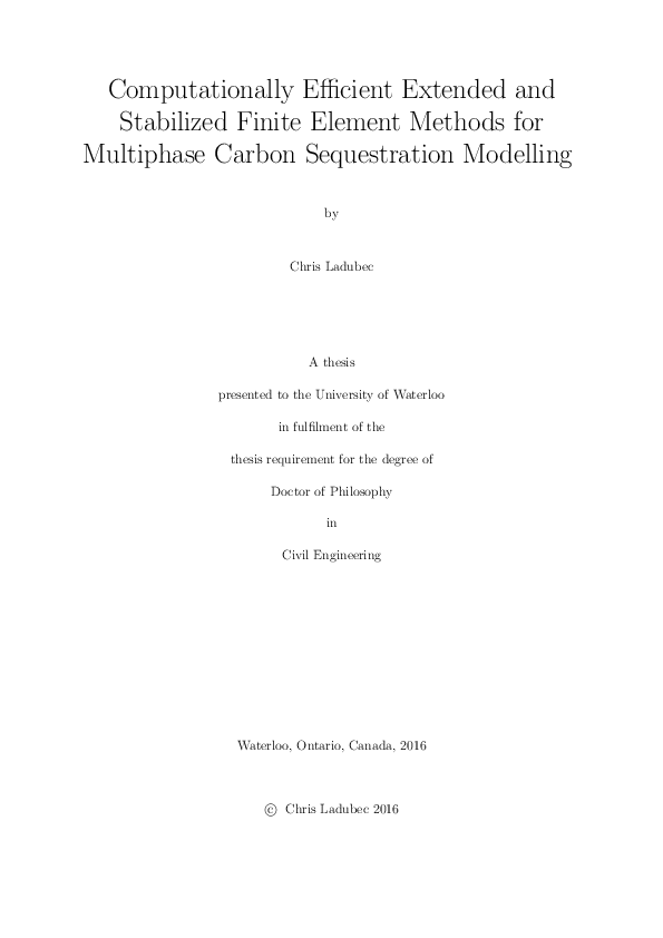 (PDF) Computationally Efficient Extended and Stabilized Finite Element Methods for Multiphase ...