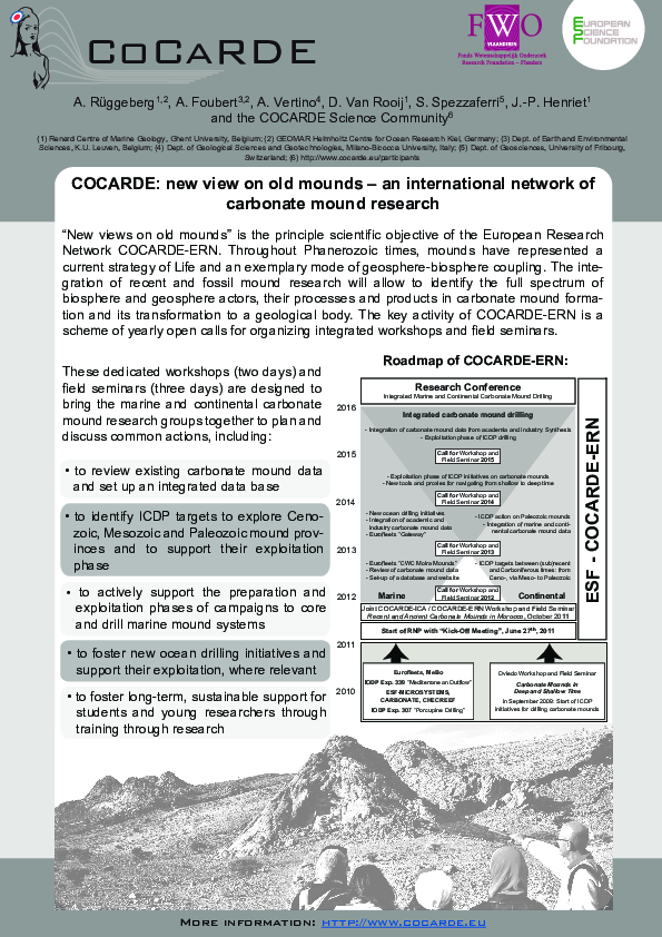 (PDF) COCARDE: new view on old mounds – an international network of ...
