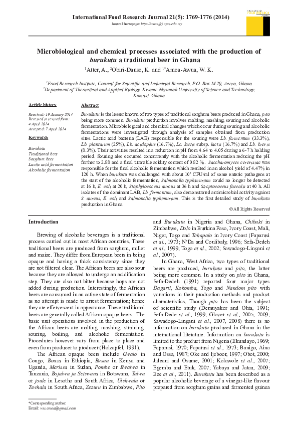 (PDF) Microbiological and chemical processes associated with the ...